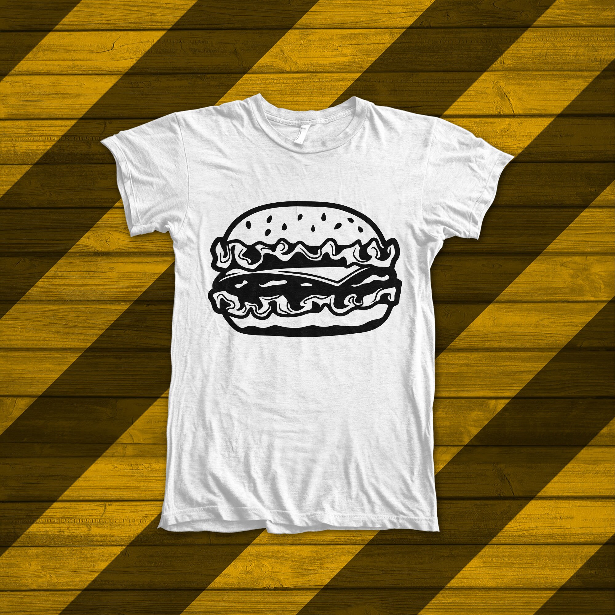 Hamburger Svg , Burger Svg,cheese Burger, Cricut,silhouette,vector,clip ...