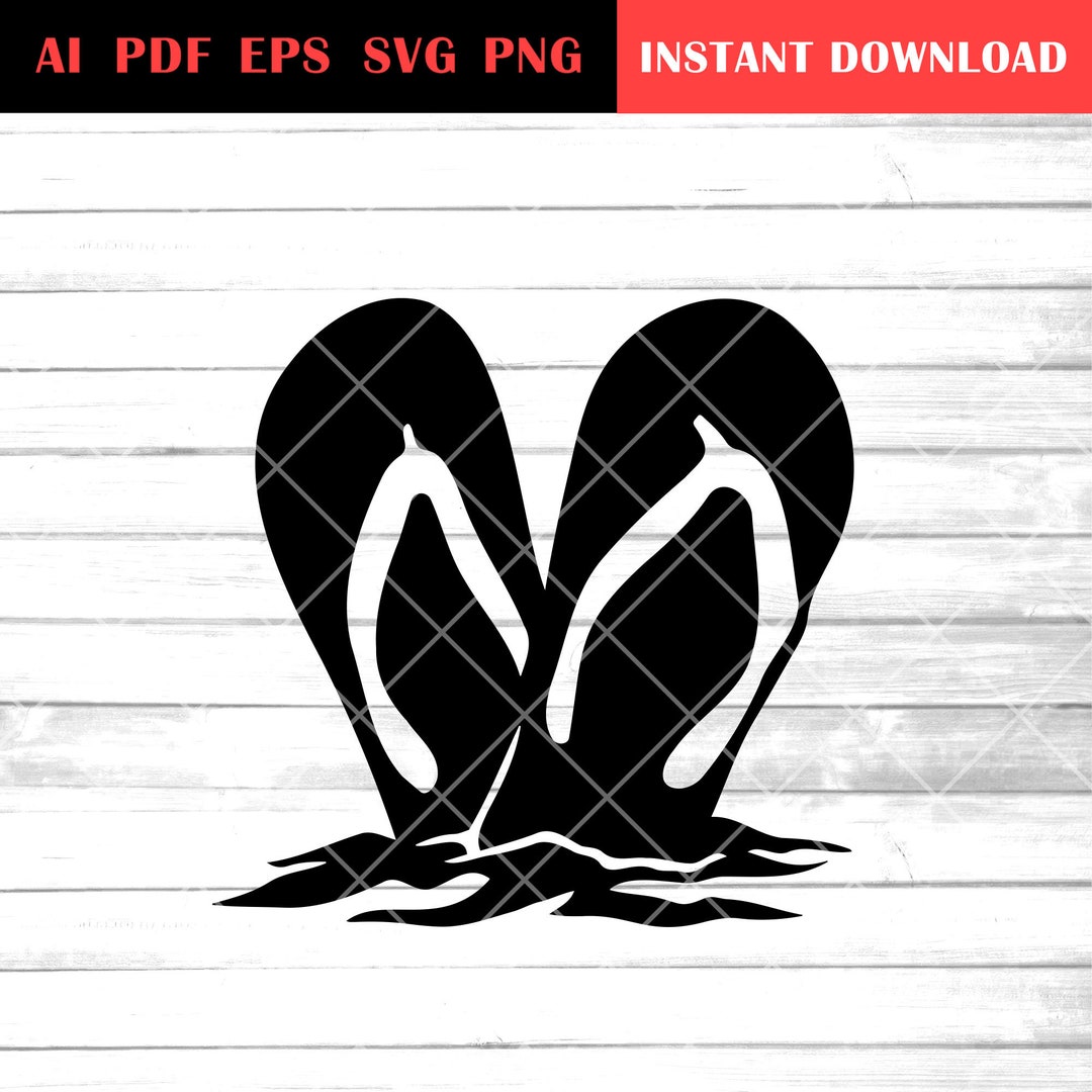 Summer Svg | Beach Sand Svg | Flipflops | Sandbar | Clip Art | Cricut ...