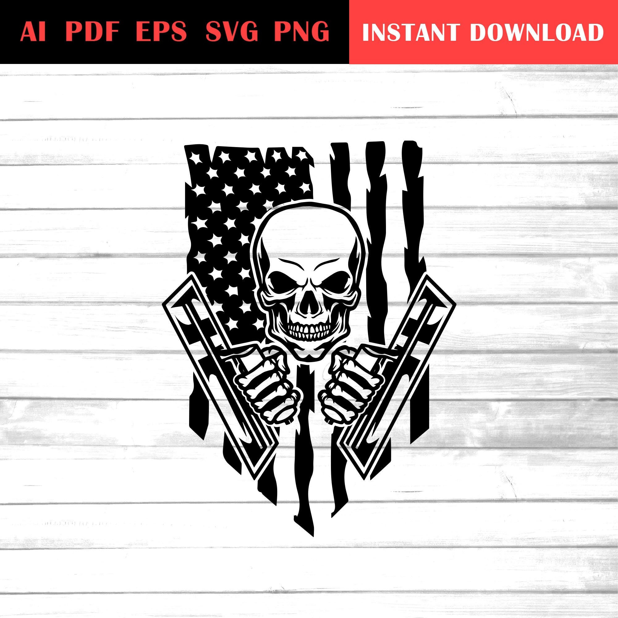 US Skull Drywall Trowel Svg , Skull Mason Svg , Skeleton Worker , Skull ...