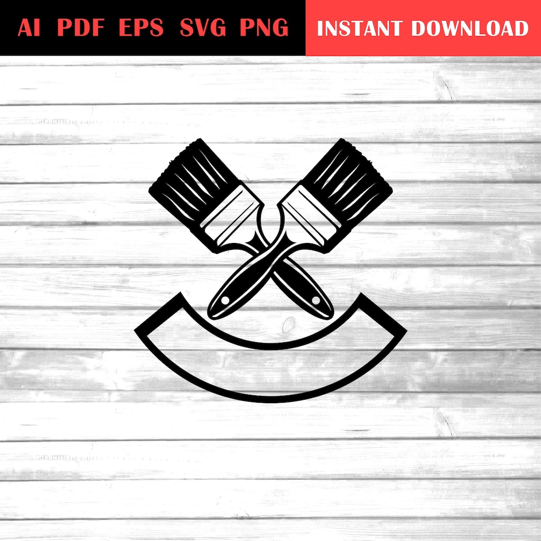 Painter Svg / Paint Brushes Clip Art /painting Tools - Etsy