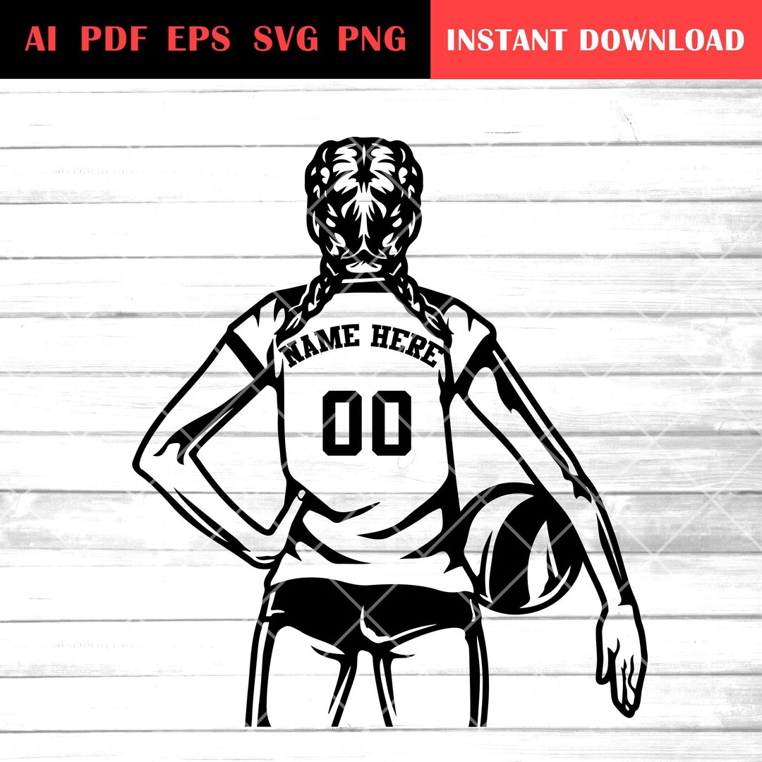 Volleyball Svg , Player Svg , Custom Name Svg | Cricut| Silhouette ...