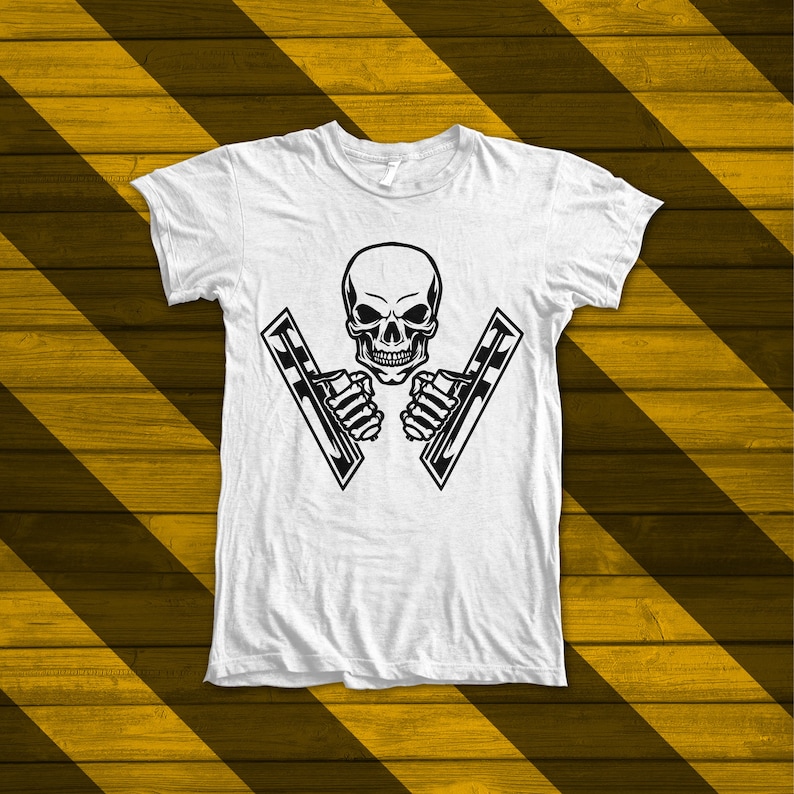 Skull Drywall Trowel Svg , Skull Mason Svg , Skeleton Worker , Skull ...