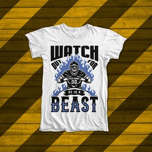 Watch Out He's a Beast Svg | Football Svg | Football Player Svg ...
