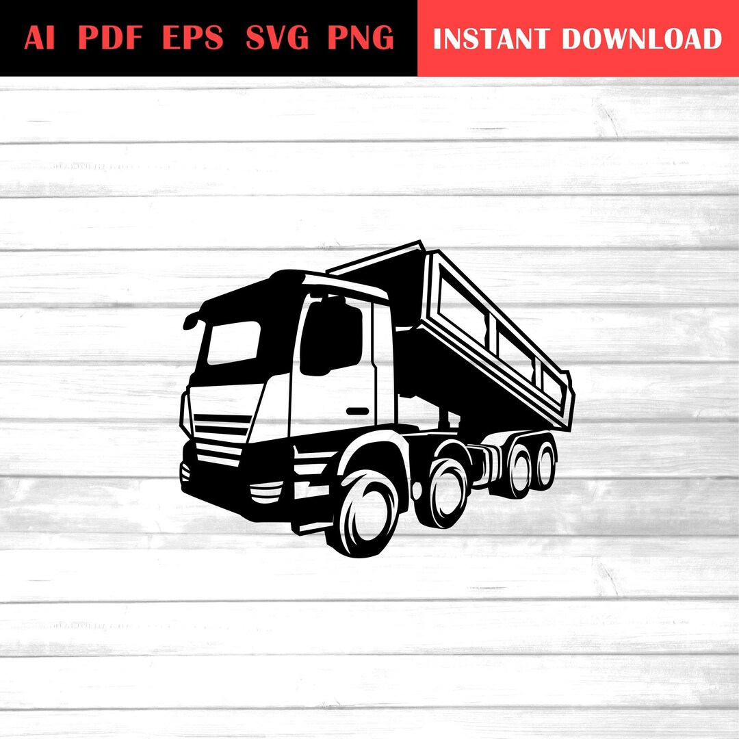 Dump Truck Operator Svg / Construction Truck Driver / Heavy Equipment ...