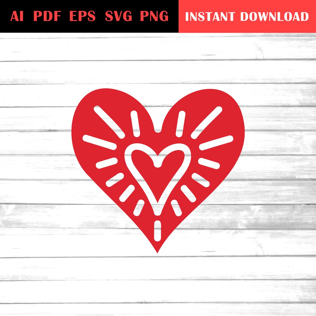 Corazón svg, te amo svg, te amo png, día de San Valentín, cricut ...