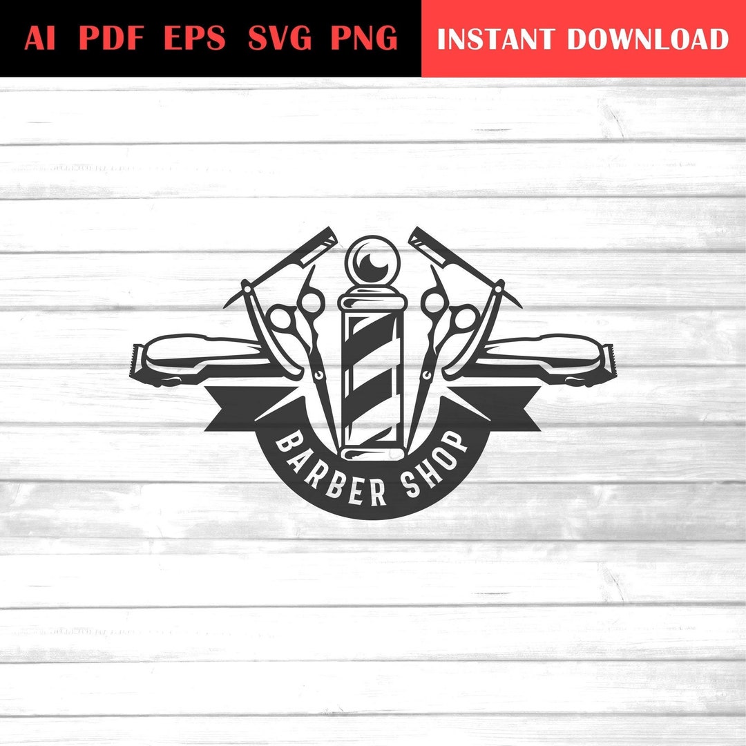 Barber Pool With Clipper, Razor, and Scissors Svg / Barber Shop Hair ...