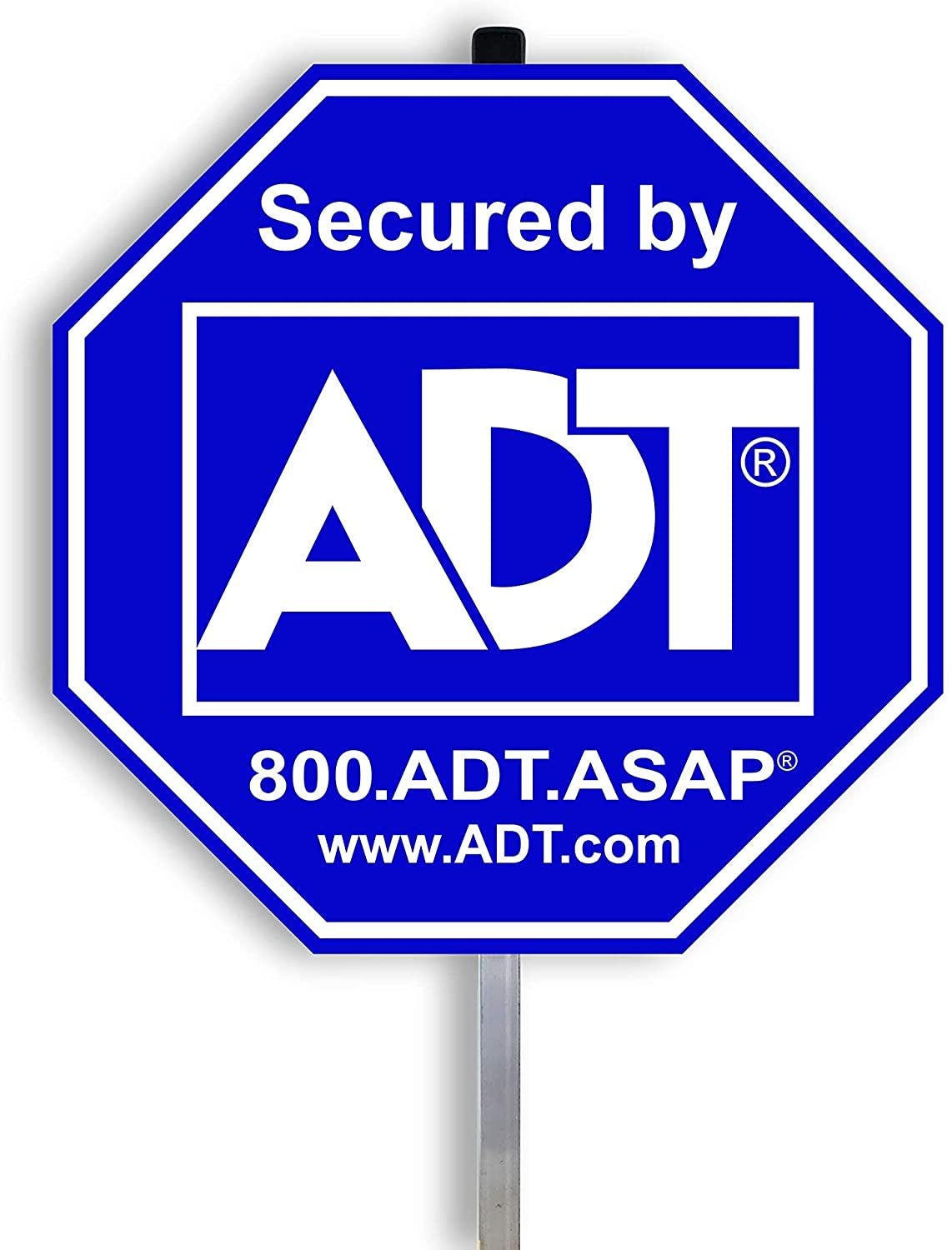 ADT Security Sign With 28' Aluminum Stake - Etsy