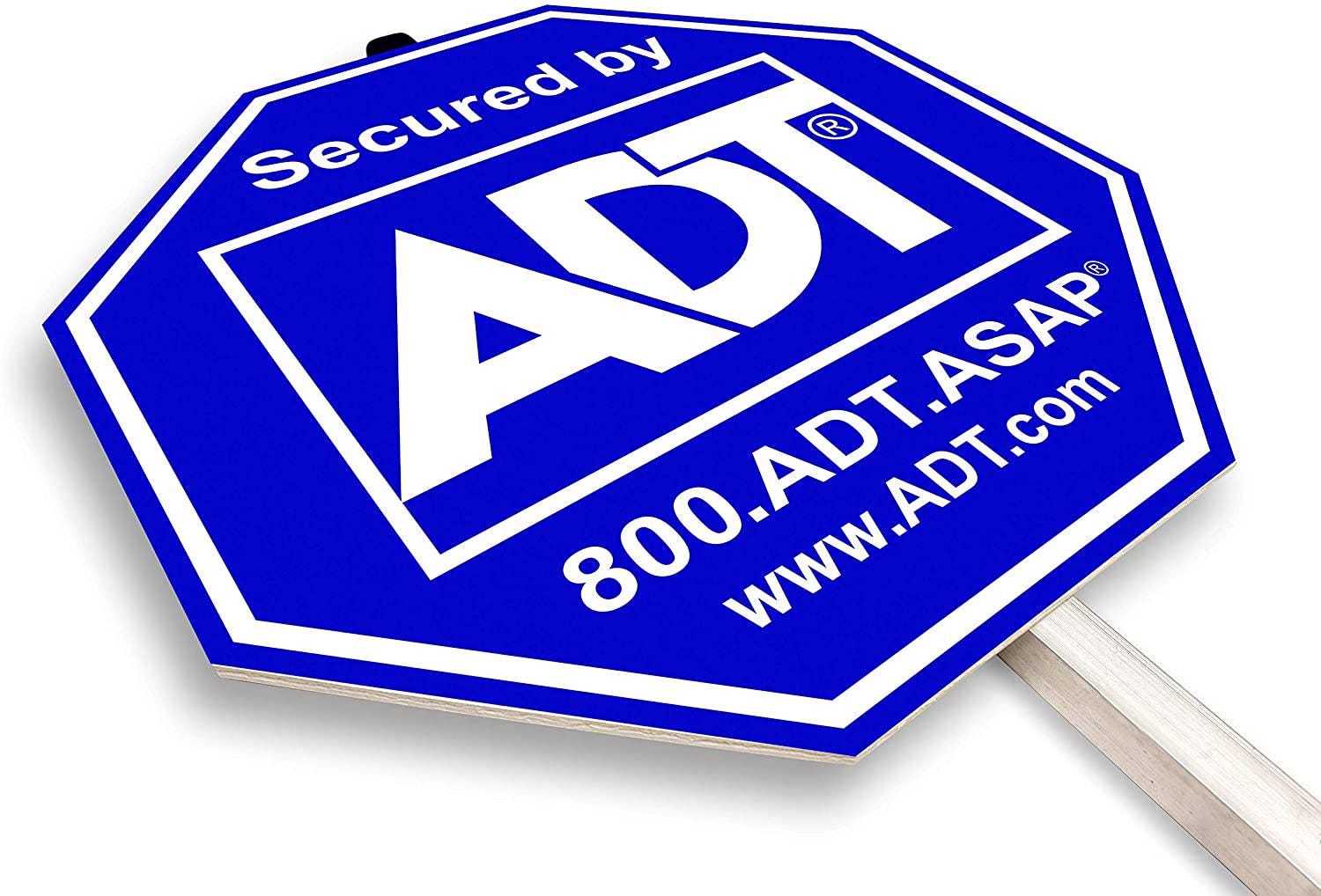 ADT Security Sign With 28' Aluminum Stake - Etsy