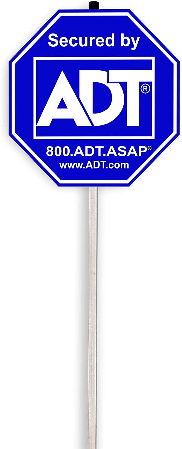 ADT Security Sign With 28' Aluminum Stake - Etsy