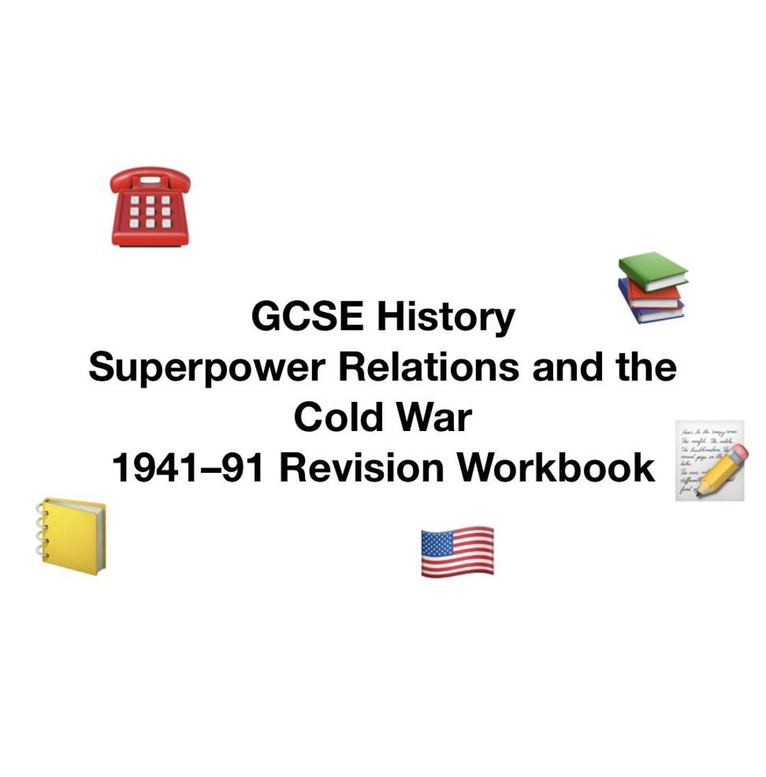 GCSE History Superpower Relations and the Cold War 1941–91 Revision ...