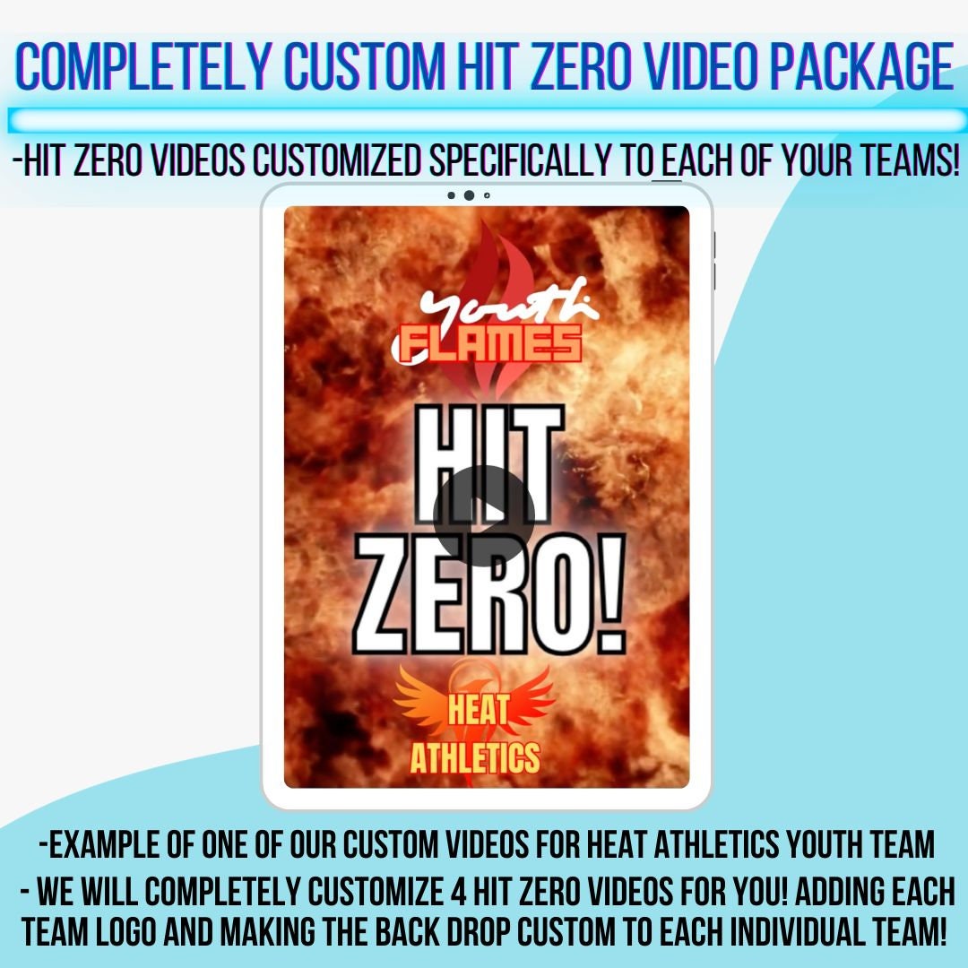 Hit Zero Video Template! Digital Cheer - Completely Customize ...