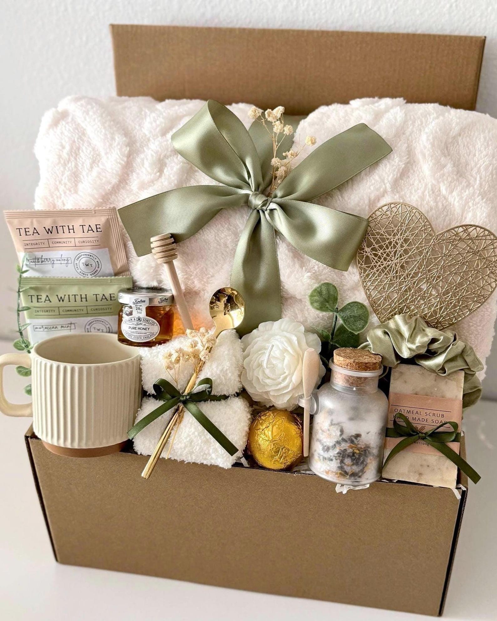 Thinking of You Gift Box, Get Well Soon Hygge Gift Basket, Speedy ...