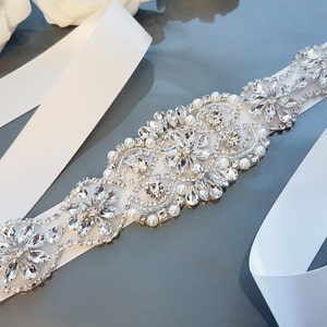 Turquoise Bridal Belt Rhinestone Belt Sash Belt Blue Bridal - Etsy