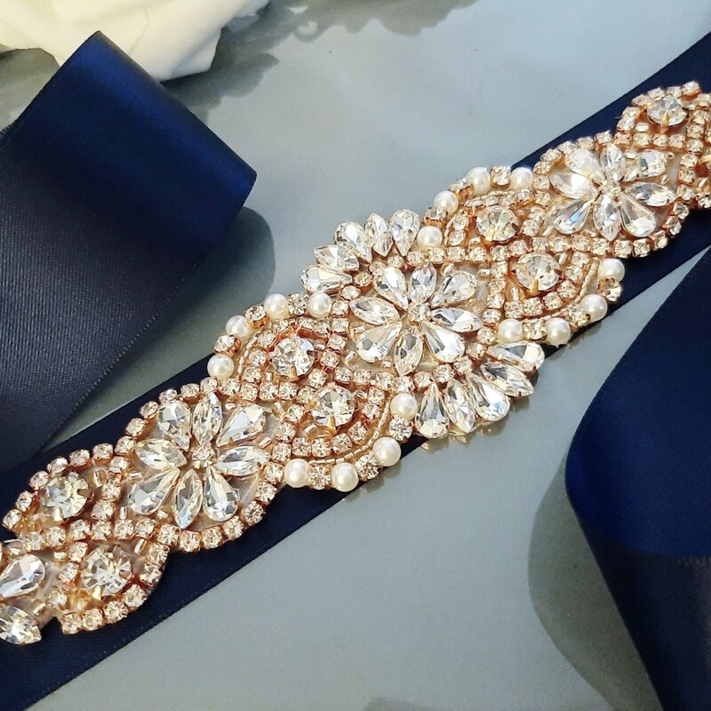 Navy Blue Sash - Etsy