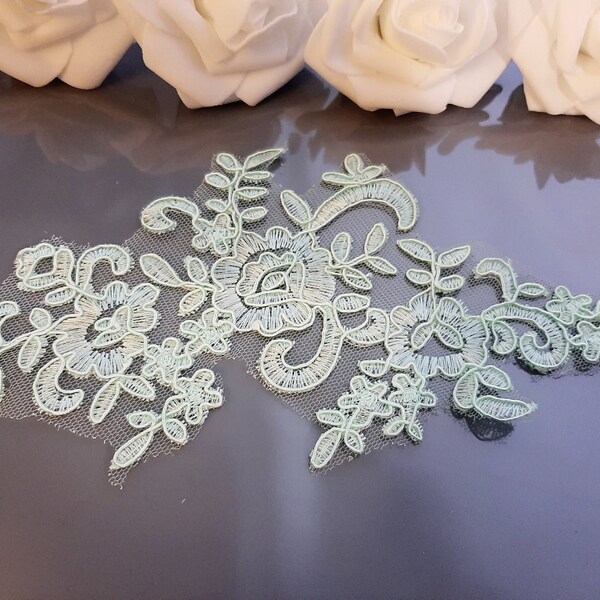 Mint Lace - Etsy