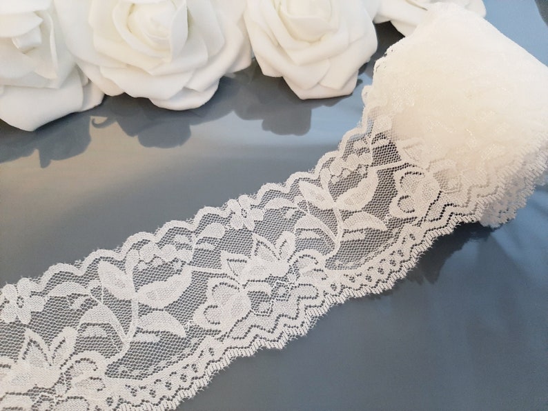 Elastic Lace Lace Ribbon 3 5 10 Yards Stretch Lace - Etsy
