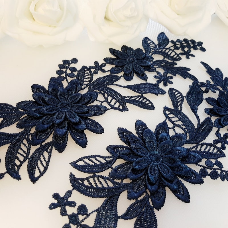 Navy Blue Appliques - Etsy