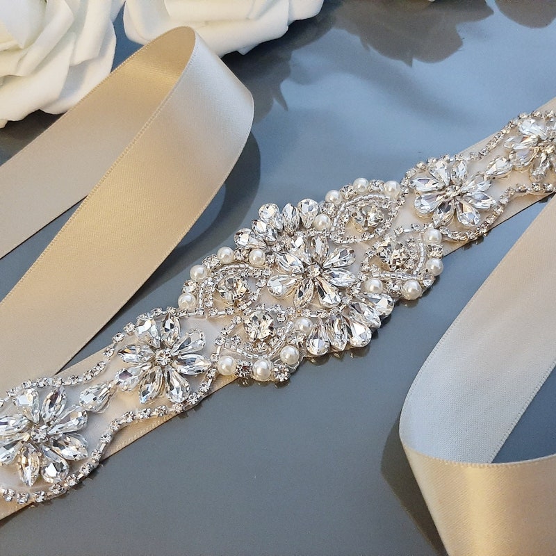 Lace Wedding Belt - Etsy
