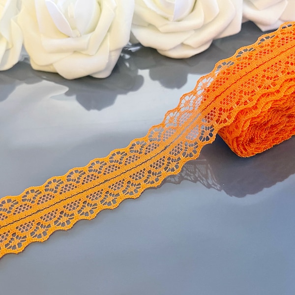 Orange Lace - Etsy