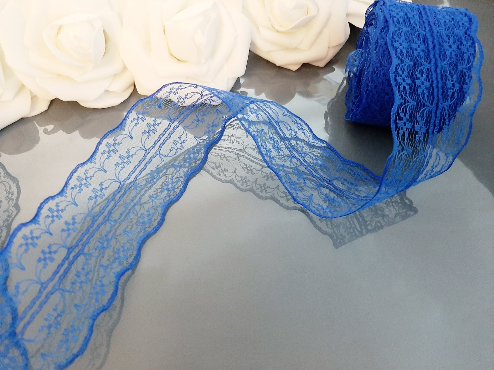 Navy Blue Lace Dress Accessories