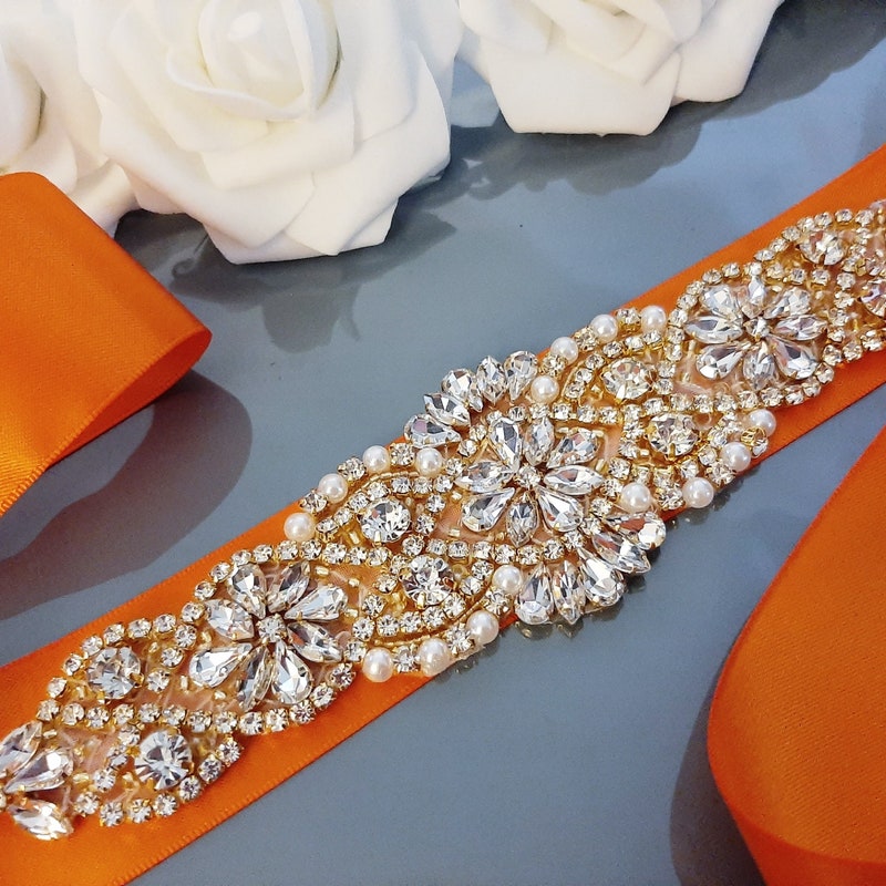 Orange Sash - Etsy