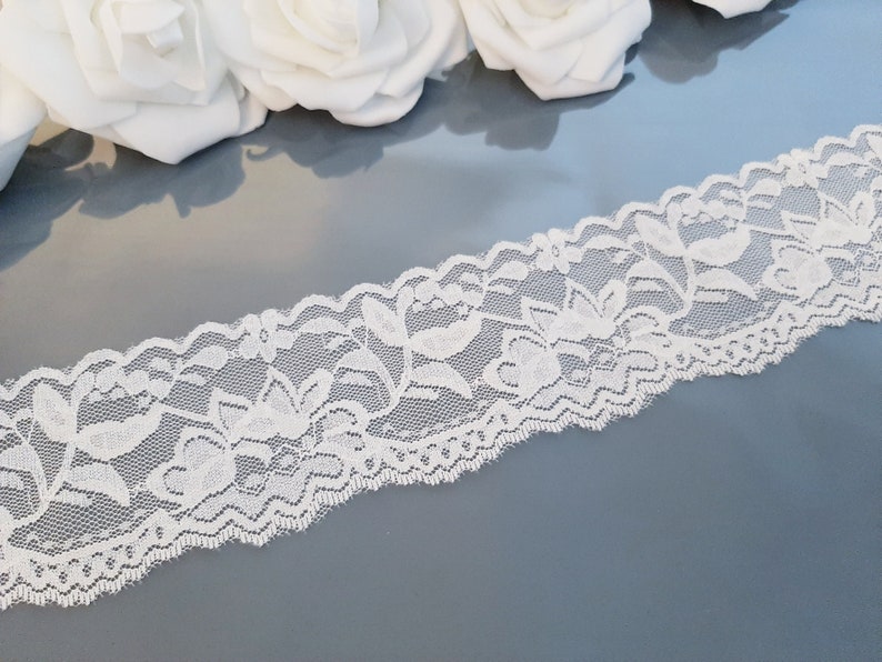 Elastic Lace Lace Ribbon 3 5 10 Yards Stretch Lace - Etsy