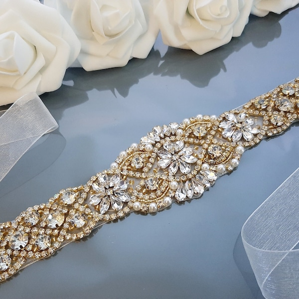 Gold Wedding Belt - Etsy