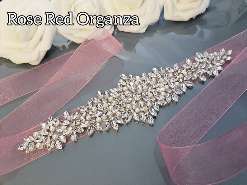 Wine Red Bridal Sash Wine Sash Belt Wedding Belt Belt for | Etsy