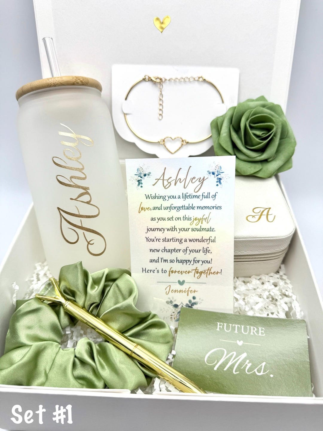 Bridal Gift Box, Customized Engagement Gift Box, Bride to Be Gift Box ...