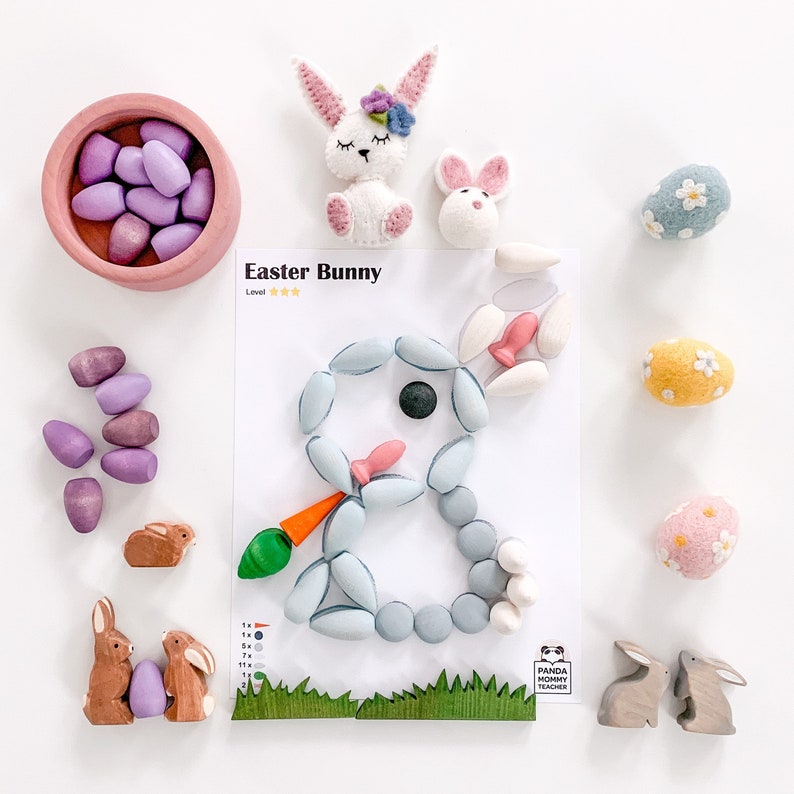 Easter - Mandala Loose Part Templates - Etsy