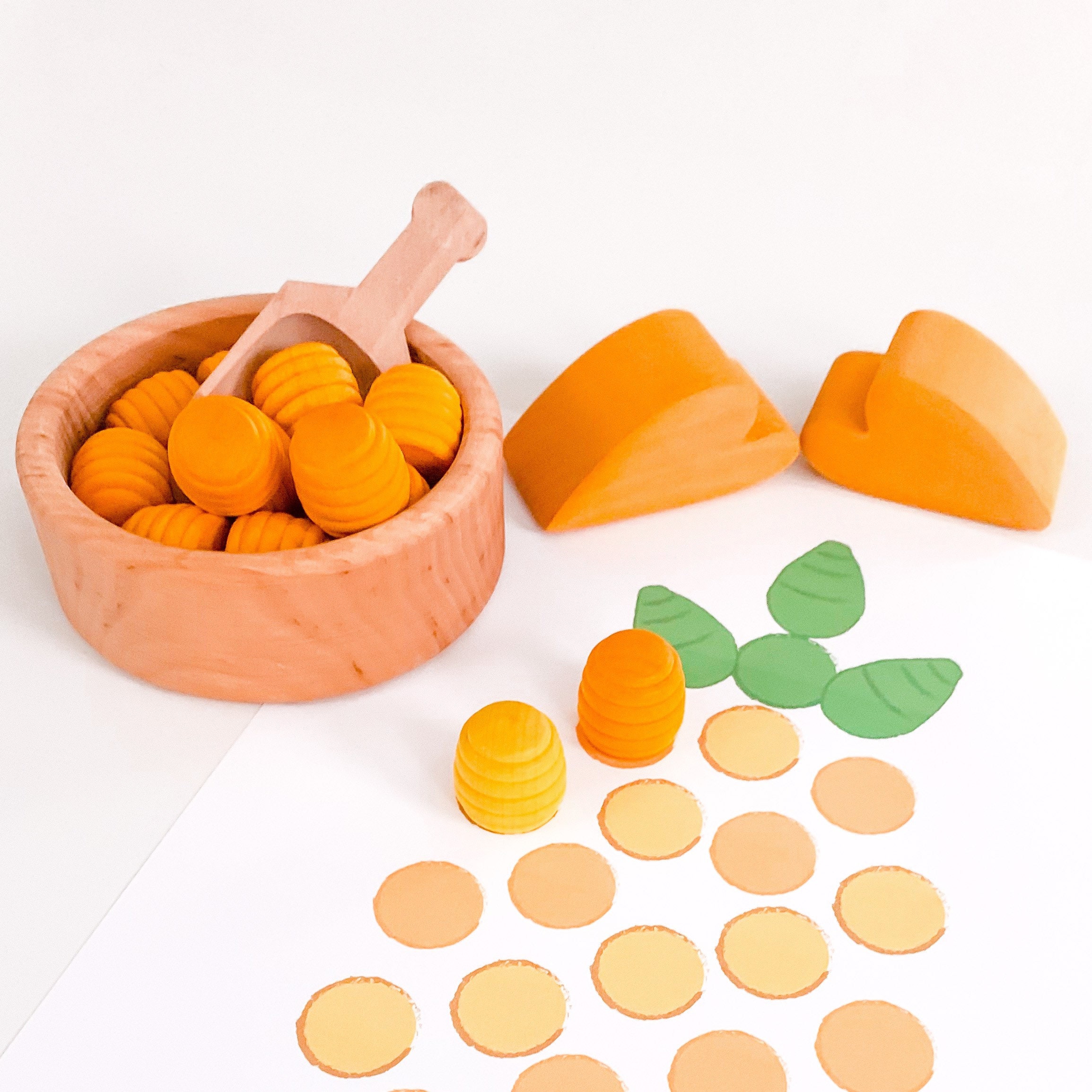 Fruits - Mandala Loose Parts Templates - Etsy