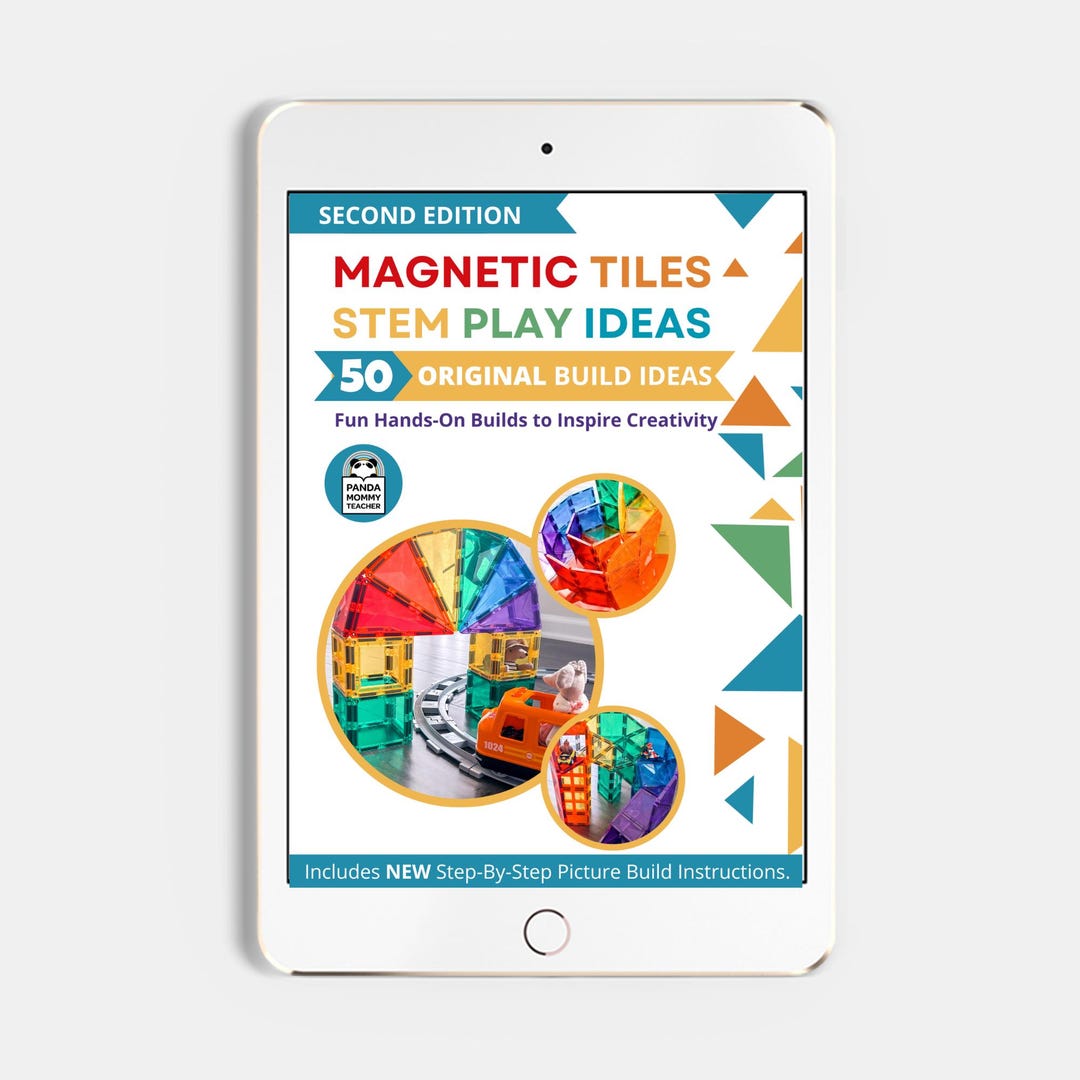 Magnetic Tiles STEM Play Ideas Ebook: 50+ Builds (PDF) - Etsy