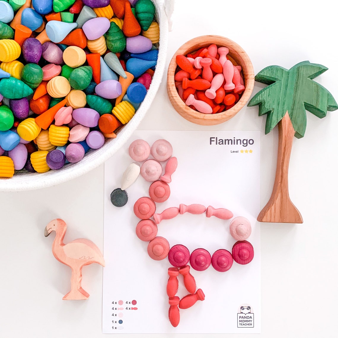 1/3 Set - Mandala Loose Parts Template - Etsy