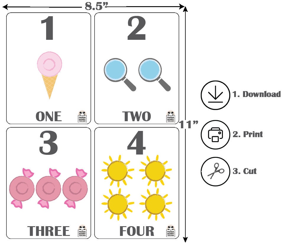 Around the World Number and Counting Cards - Mandala Loose Part ...