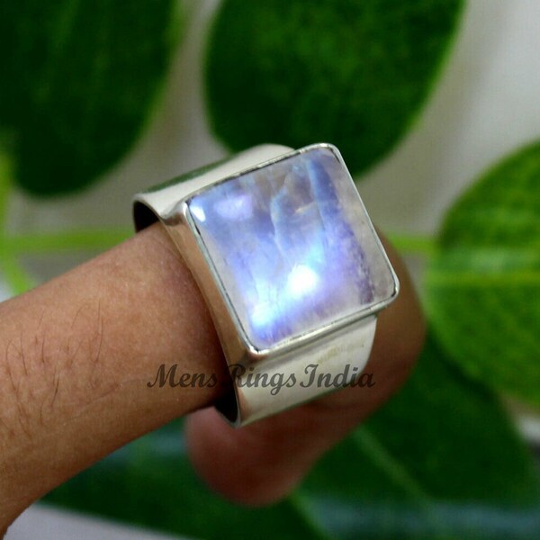 Buy Mens Moonstone Ring - Etsy