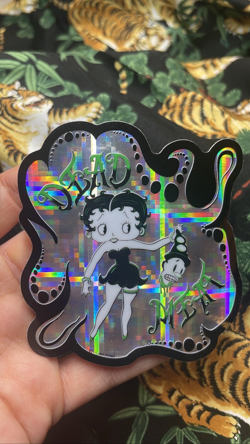 Betty Boop Sticker - Etsy