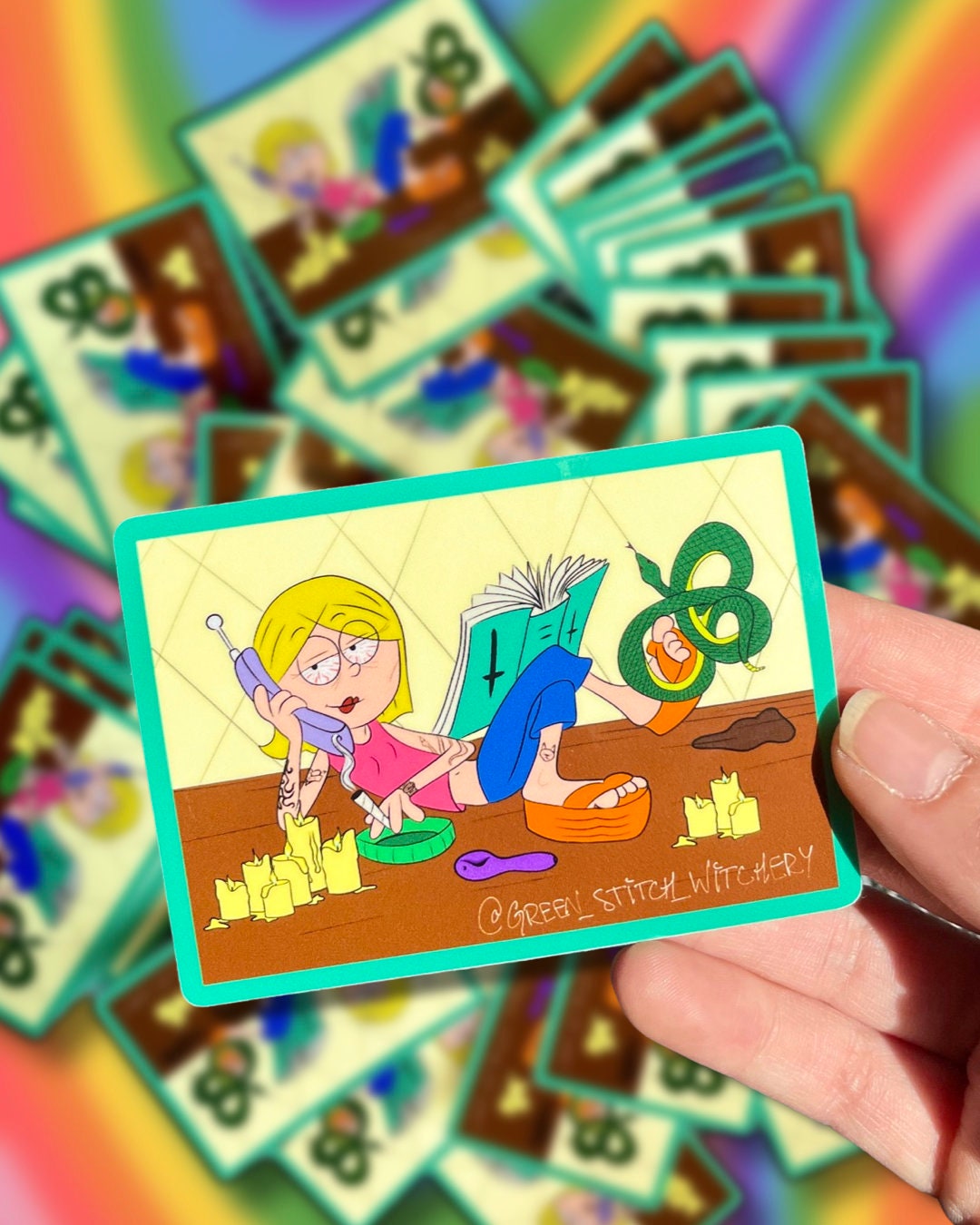 Lizzie All Grown up Stickers - Etsy