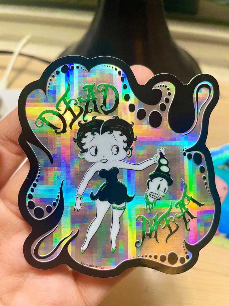 Betty Boop Sticker - Etsy