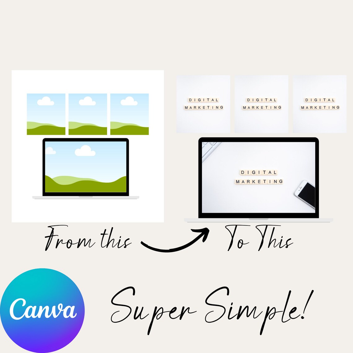 Mockup Templates Canva 30 Mockup Templates Canva Template - Etsy