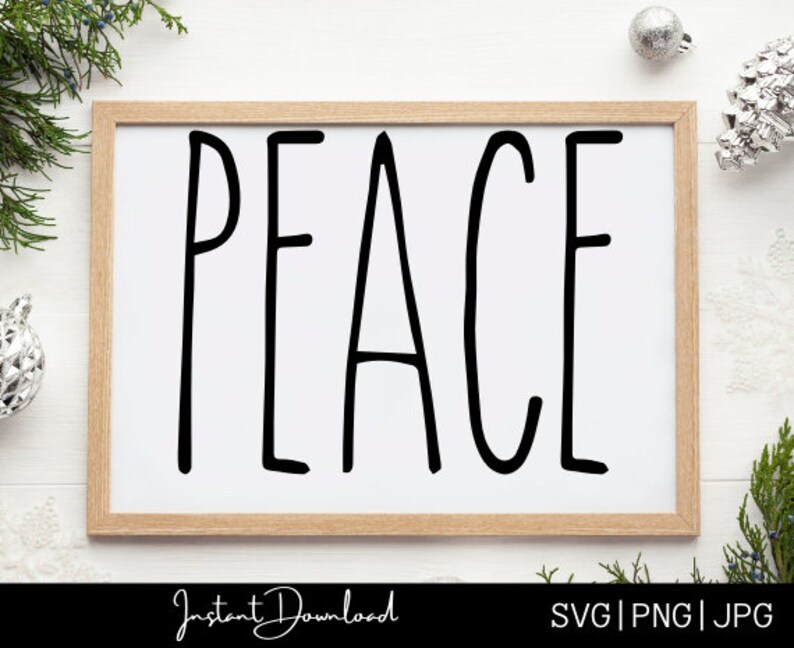 Rae Dunn Inspired Svg Rae Dunn Inspired Christmas Words Svg | Etsy