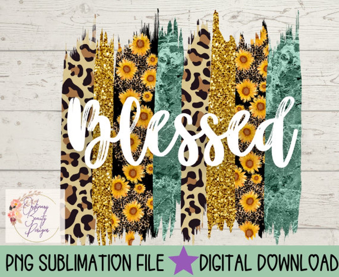 Blessed Sublimation Design, Sublimation Image, Sublimation Shirt ...