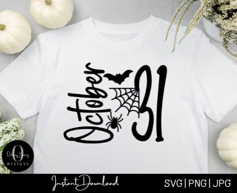 October 31 Svg Halloween Cut File Cricut Cut File Halloween - Etsy