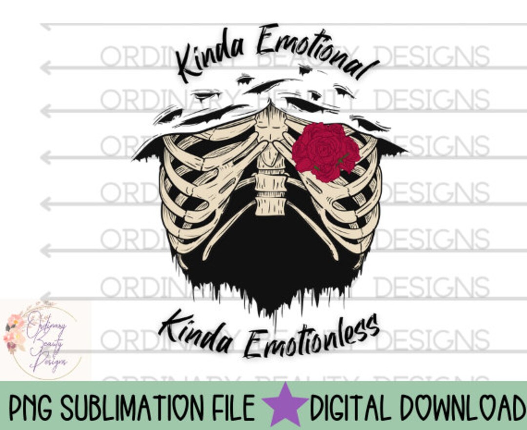 Kinda Emotional Kinda Emotionless Sublimation Image, Emotional Png ...