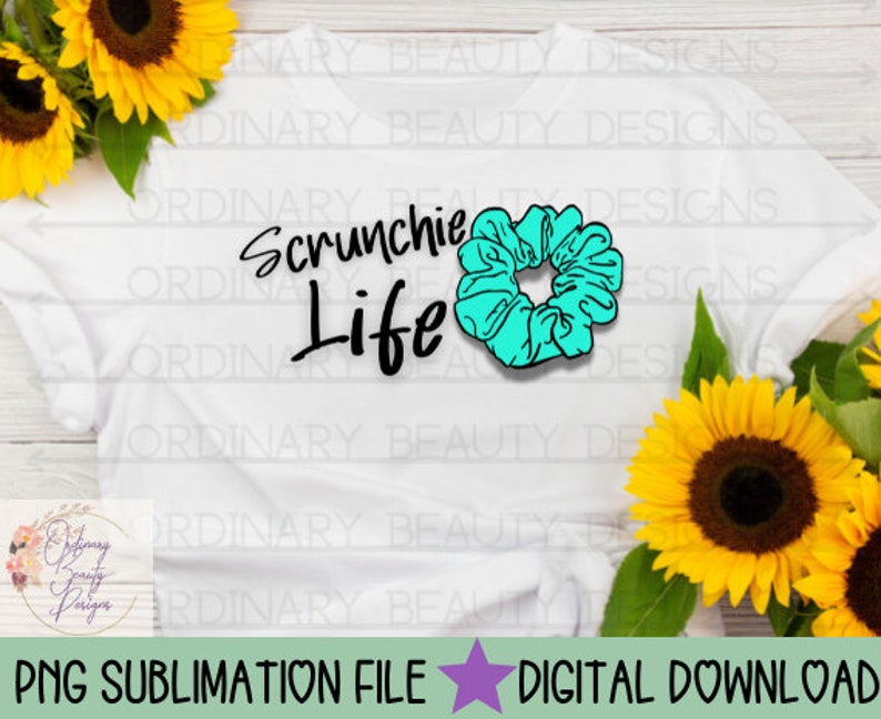 Scrunchie Life Sublimation Retro Scrunchie Png Retro Png - Etsy