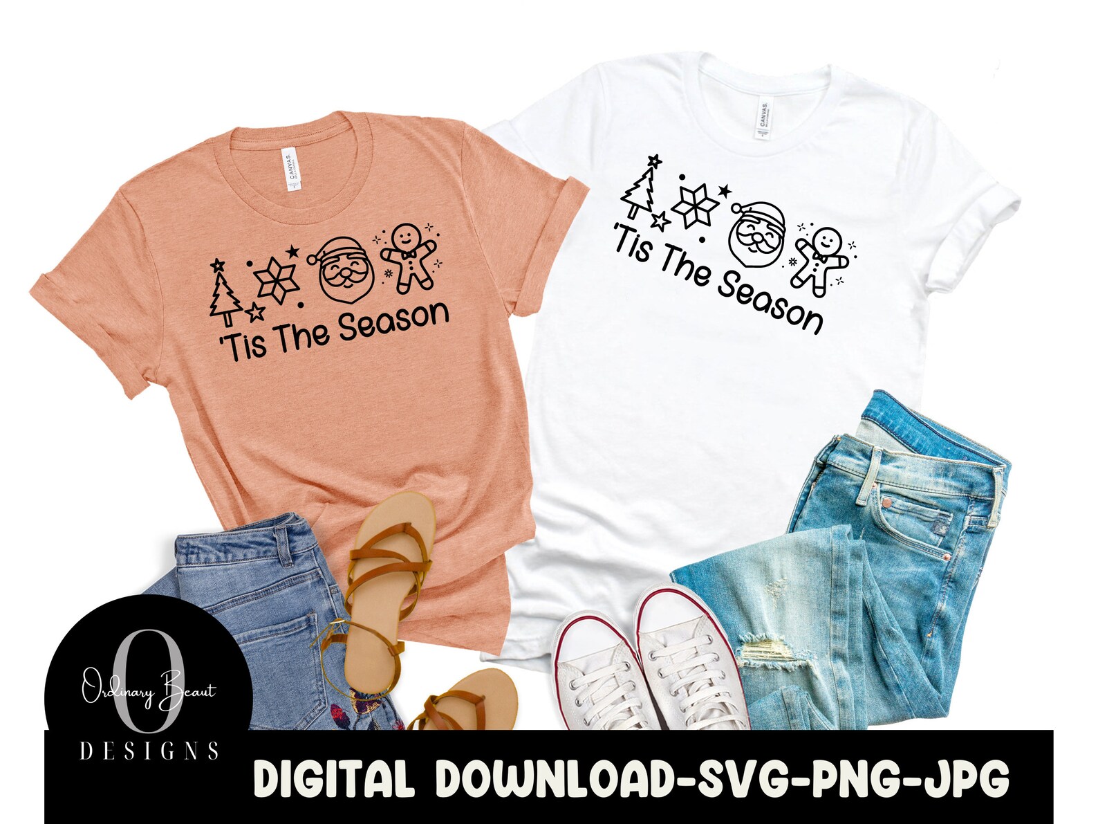 Tis the Season Christmas Svg Cricut Svg Silhouette Svg Tis - Etsy