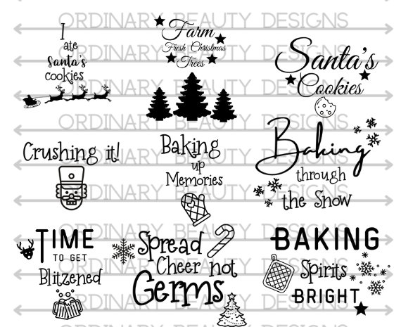 Kitchen Svg Bundle Christmas Svg Christmas Quotes Christmas - Etsy