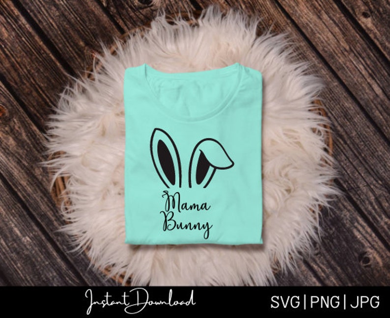 Bunny Family Svg Easter Svg Mama Bunny Svg Happy Easter - Etsy