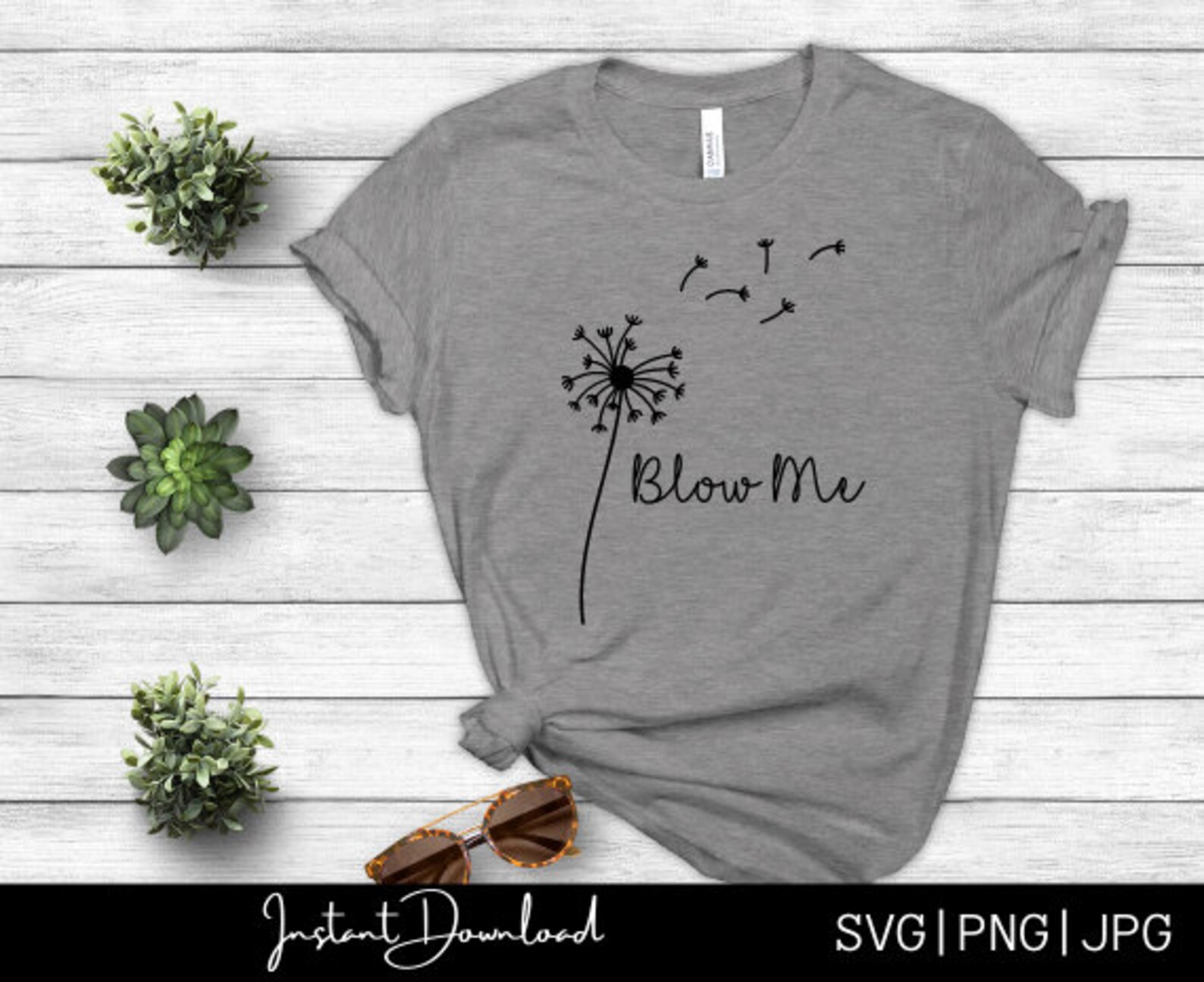 Blow Me Svg Dandelion Svg Offensive Svg Cricut Svg Digital - Etsy