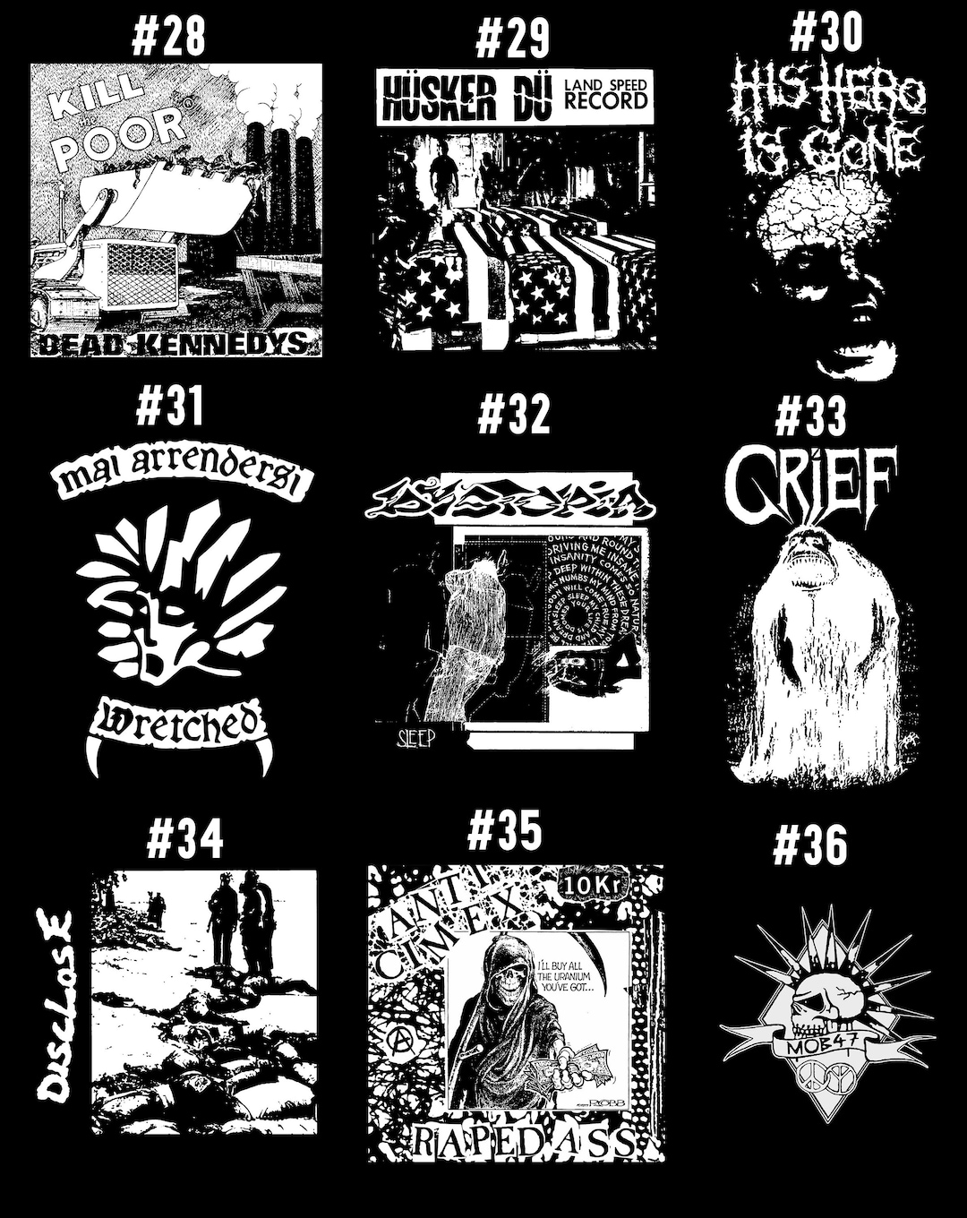 Patches Punk Hardcore Crust Anarcho-punk D-beat Sludge - Etsy