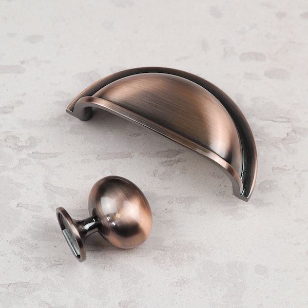 Copper Kitchen Cabinet Knobs - Etsy